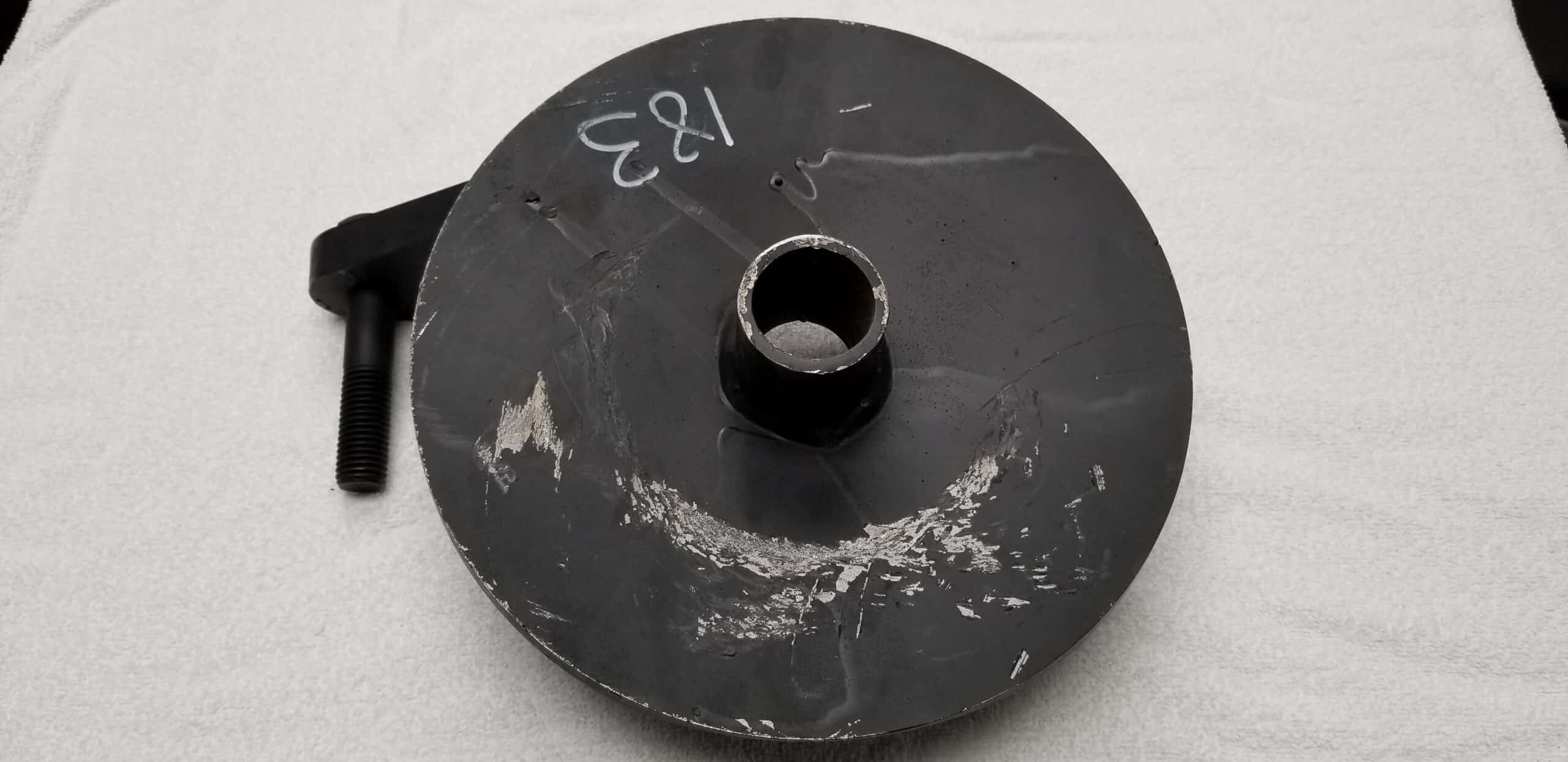 03S00183 Chalmers Suspension Conical Spring Plate LH - Dsuban Spring